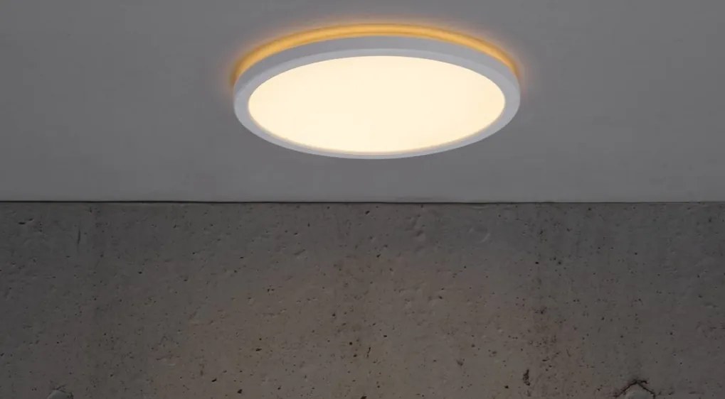 Oja, Stropní led svítidlo s 2700K Nordlux Oja Barva: Bílá, Konfigurace: 2700K 3step dimm IP54, Ø - Průměr: 29cm