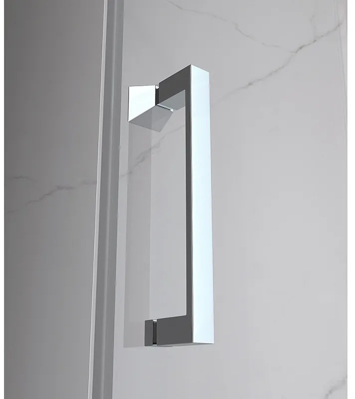BPS-koupelny Čtvercový sprchový kout ZES KZ20C 90x90 chrom/transparent - bez vaničky