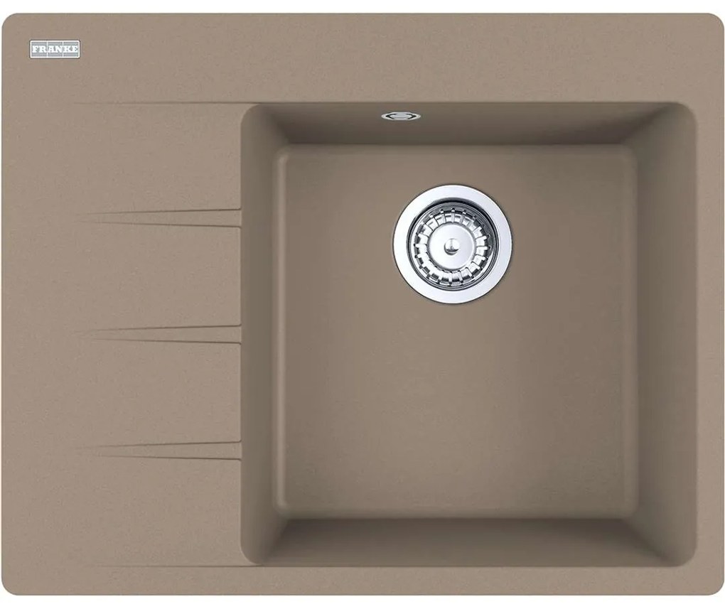 Franke Centro - Fragranitový dřez CNG 611-62 TL/7, 62x50 cm, kašmír 114.0637.437