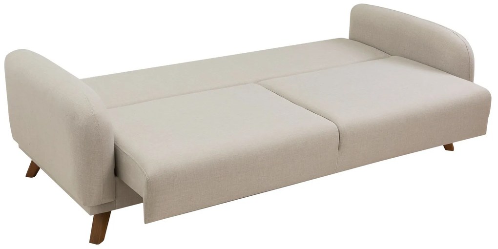 Hanah Home Třímístná pohovka HERA krémová 237 cm 867UNQ1949