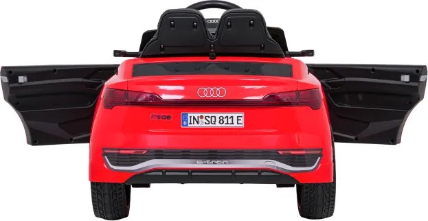 Elektrické autíčko Audi SQ8 červené / šedé