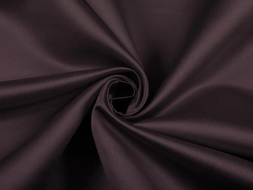 Biante Saténový čtvercový ubrus polyesterový Satén LUX-019 Čokoládově hnědý 100x100 cm