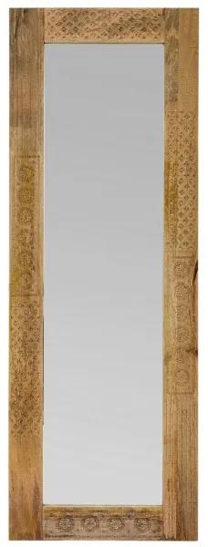 Indický nábytek - Zrcadlo Manu 60x170 z mangového dřeva