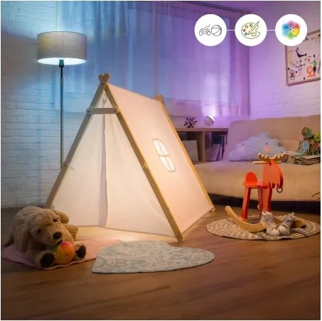 SADA 2x LED RGBW Stmívatelná žárovka A60 E27/9W/230V 2200-6500K Wi-Fi + DO - WiZ