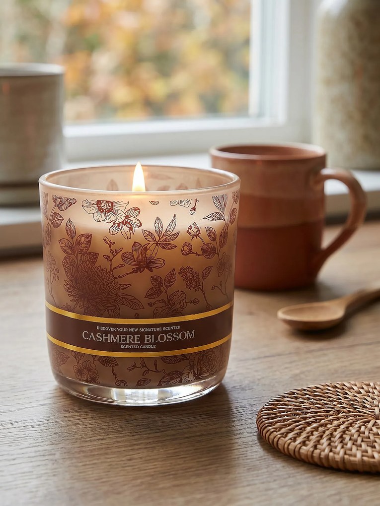 Sinsay - Vonná svíčka Cashmere Blossom - béžová