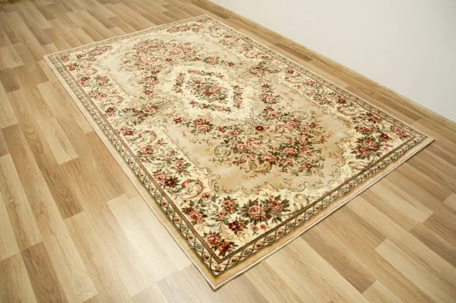 Koberec Lotos 1569/110 Ornament květiny béž