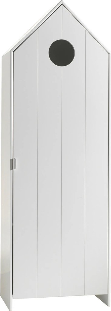 XXXLutz DĚTSKÁ ŠATNÍ SKŘÍŇ bílá, 57,6/171,3/37 cm MID.YOU - Pokoje pro miminka sestavy - 001315003103