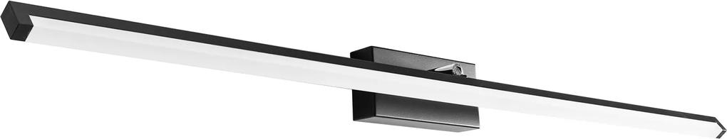 MAXMAX Nástěnné LED svítidlo nad zrcadlo MOVE - 100 cm - 20W - černé