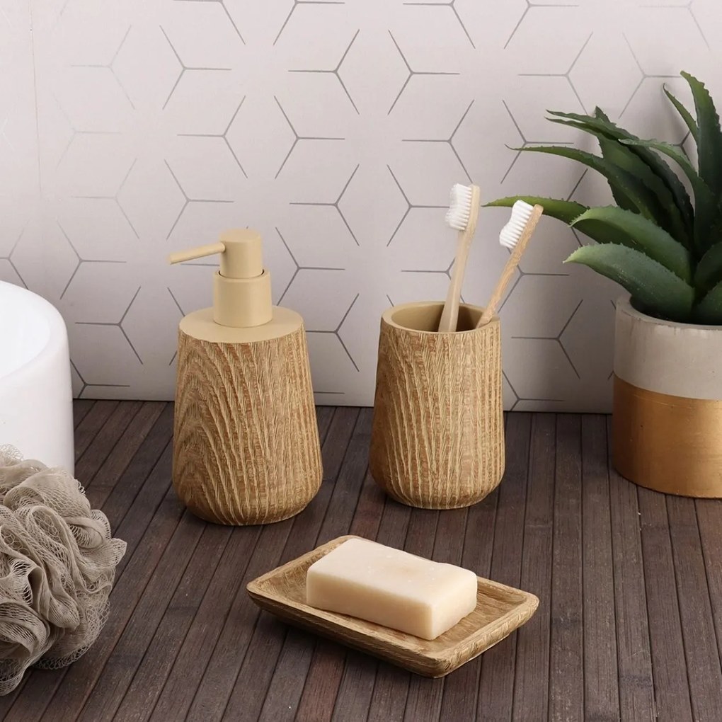 Miska na mýdlo Rivo, béžová
