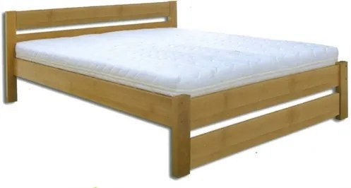 Drewmax Dřevěná postel 140x200 buk LK190 lausane