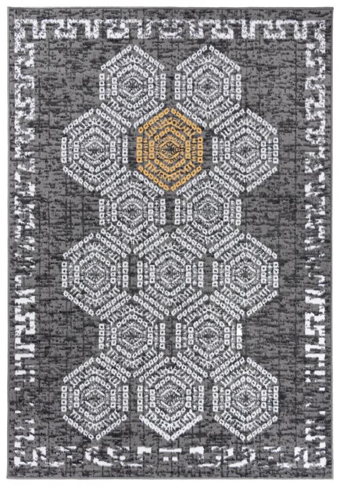 Kusový koberec PP Chalkis šedý, Velikosti 200x300cm