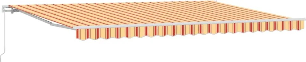 Stahovací markýza Žlutá a oranžová 500 x 300 x 165 cm 3331243