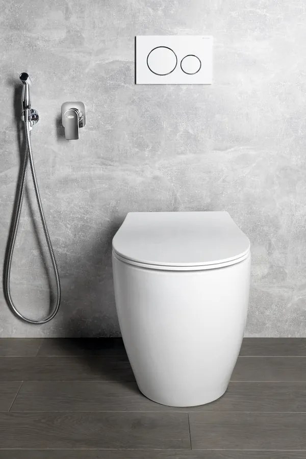 Isvea Isvea, SENTIMENTI WC mísa stojící, Rimless, 36x55cm spodní/zadní odpad, bílá, 10SM10004SV