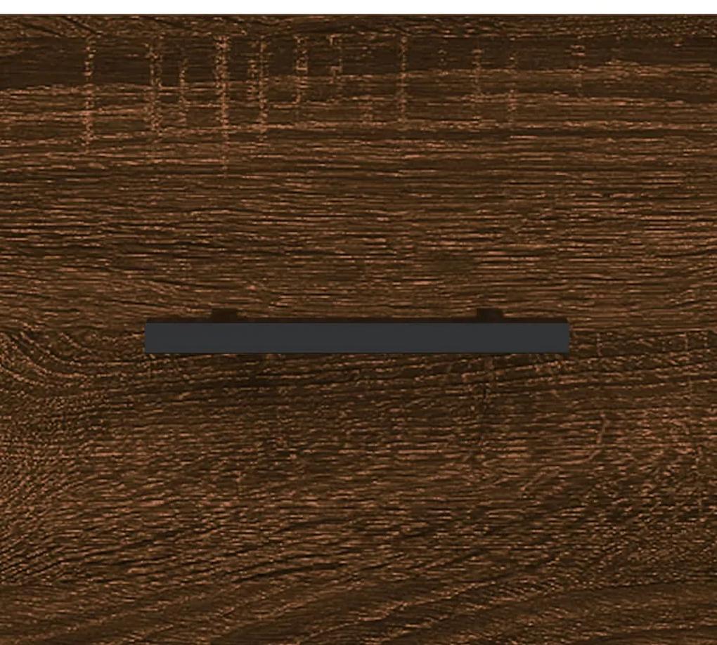 Skříň highboard hnědý dub 69,5 x 34 x 180 cm kompozitní dřevo,  3198176