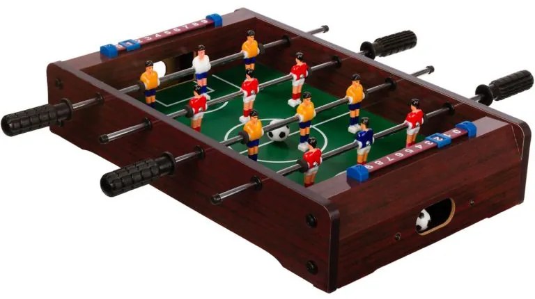 GamesPlanet® Mini stolní fotbálek, 51 x 31 x 8 cm, tmavá M40693