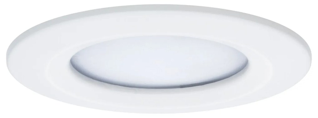 Paulmann 93496 LED Coin Nova round, set kulatých bodovek v matně bílé úpravě, LED 3x6,5W 2700K tříkrokové stmívání, prům. 7,8cm, IP44