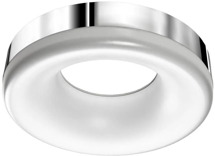 Azzardo az2947 led stropní svítidlo ring 1x18w | 1530lm | 3000k | ip20 - chrom
