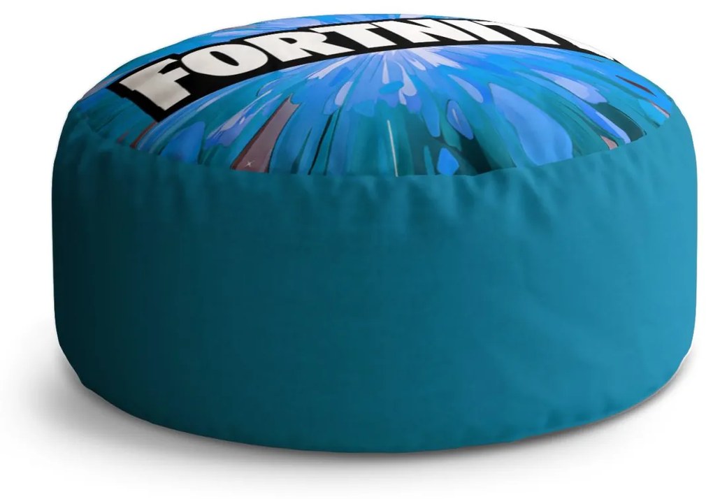 Sablio Taburet Circle FORTNITE modrá: 38x48 cm