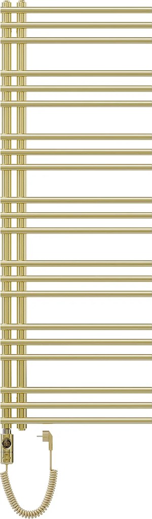 Mexen Neptun, elektrické topné těleso 1400 x 500 mm, 600 W, zlatá lesklá, W101-1400-500-2600-50