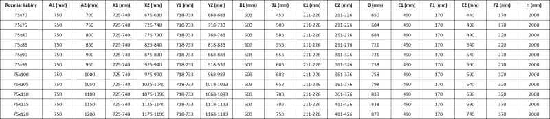 Mexen, Mexen Mist Duo výklopný sprchový kout 75 x 75 cm, transparentní, broušená měď - 8A4-075-075-65-00