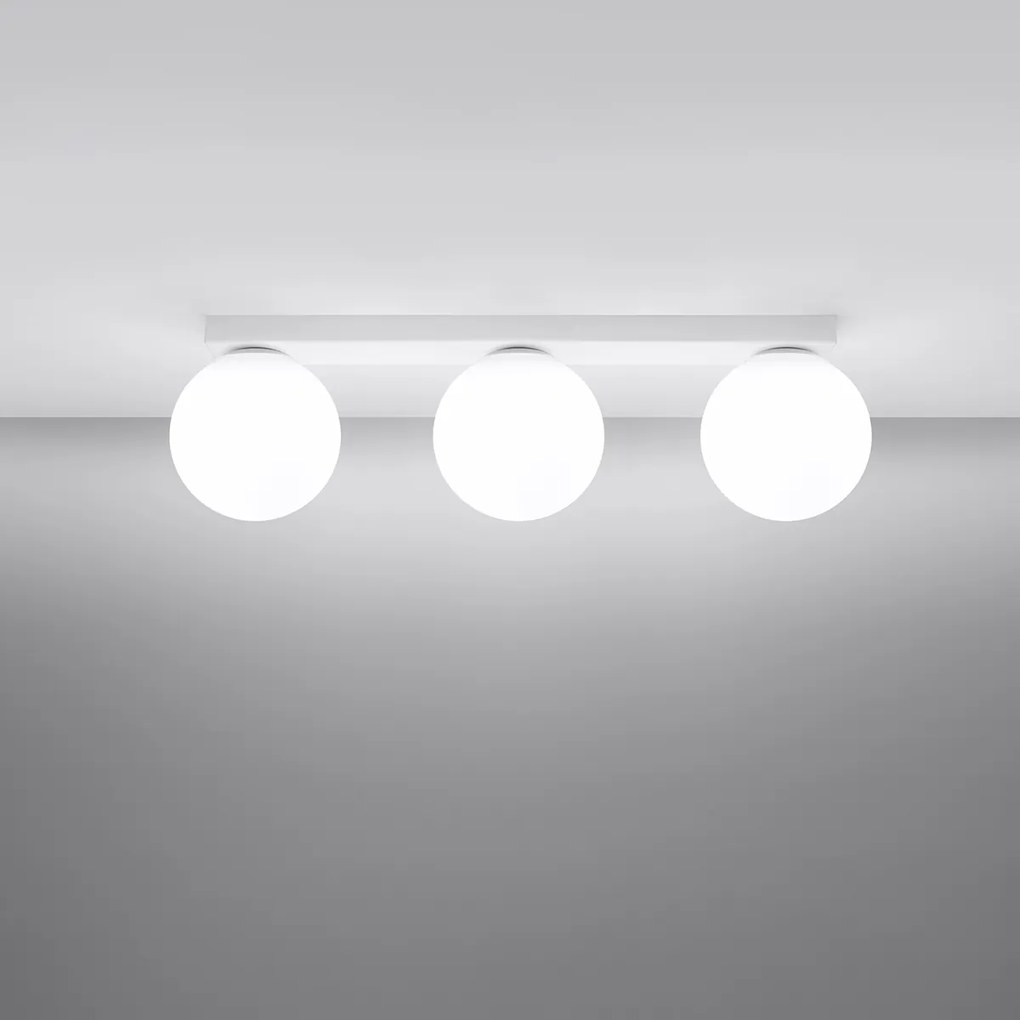 Sollux Lighting Stropní svítidlo YOLI 3 bílé