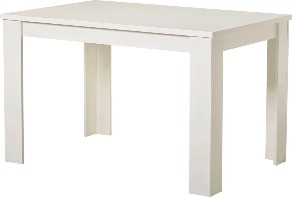 XXXLutz VÝSUVNÝ STŮL, bílá, 120-153/75/80 cm Carryhome - Jídelní stoly - 000834002603