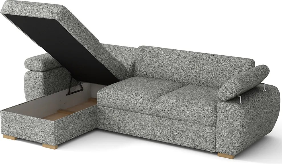 Sedací souprava ASTAN | 155x260 cm | rozkládací + úložný prostor | VÝBĚR TKANIN