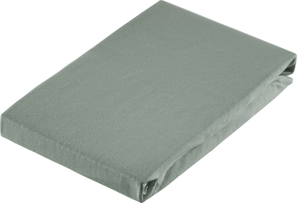 XXXLutz ELASTICKÉ PROSTĚRADLO, šedozelená, 180/220 cm Dieter Knoll - Prostěradla - 004550012003