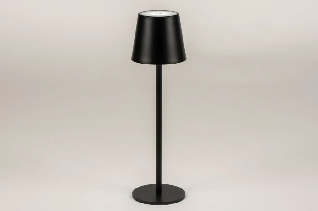Stolní minimalistická lampa Ultima Black