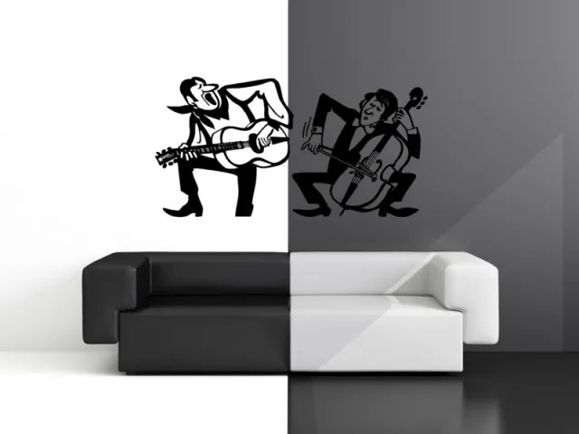 Samolepka Muzikanti