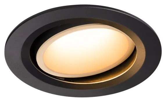 NUMINOS® MOVE DL L vnitřní LED zápustné stropní svítidlo černá/bílá 2700 K 40° otočné a výkyvné - BI