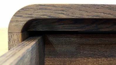Dřevěná komoda z masivu DEIRA - Provedení masiv Buk nebo za příplatek Dub
