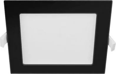 LED podhledové svítidlo Panlux DOWNLIGHT CCT SQUARE IP44 12W černá PN22400014