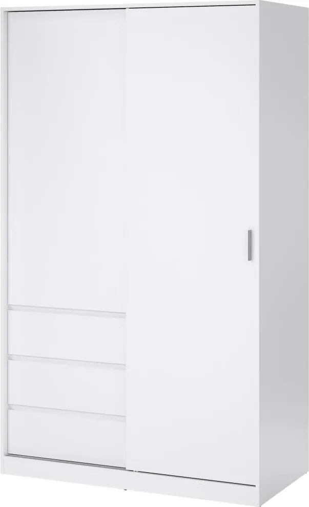 FALCO Skříň Simplicity 146 bílý lesk