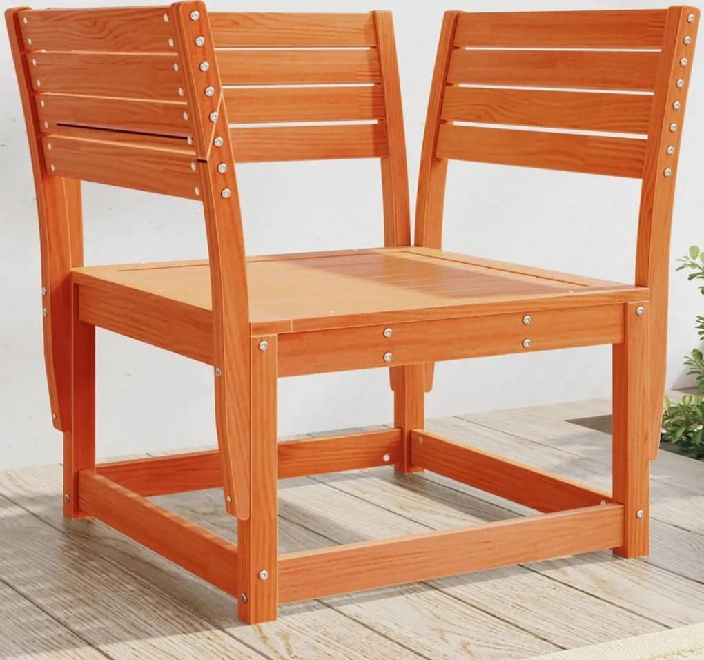 vidaXL Zahradní židle masivní borové dřevo [844678] Barva: Přírodní borovice