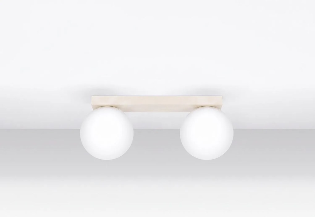 Sollux Lighting Stropní svítidlo YOLI 2 béžové