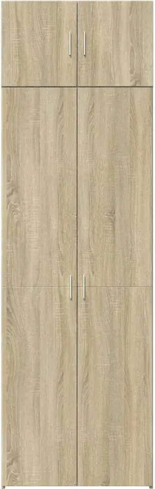 Úzká úložná dub sonoma 70x42,5x225 cm kompozitní dřevo 3281324