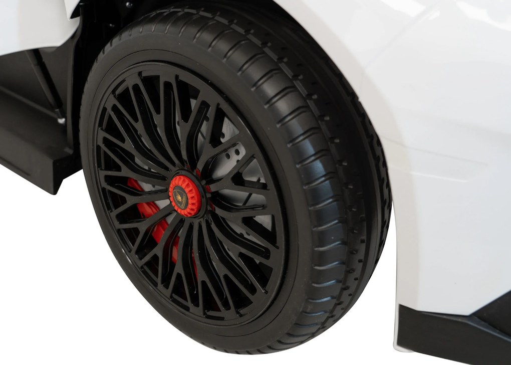 Ramiz Elektrické autíčko Lamborghini Aventador SV pro 2 děti bílé