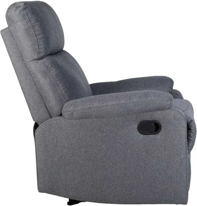 LuxuryForm DESIGN Televizní křeslo CARLOS s polohováním - šedé