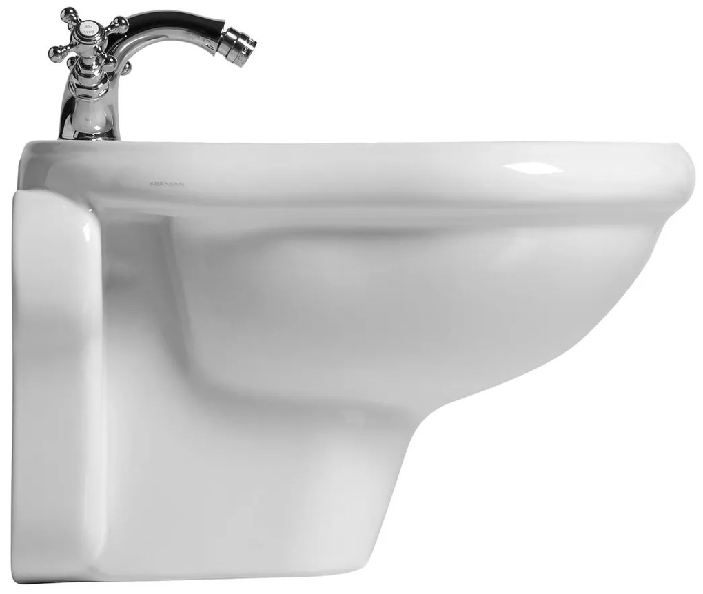 Sapho Kerasan Retro bidet závěsný 38 x 34 x 52 cm bílý 102601