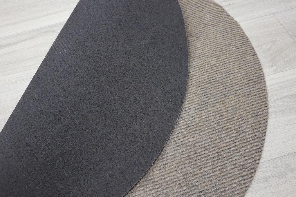 Vopi koberce Kusový koberec Quick step béžový kruh - 120x120 (průměr) kruh cm