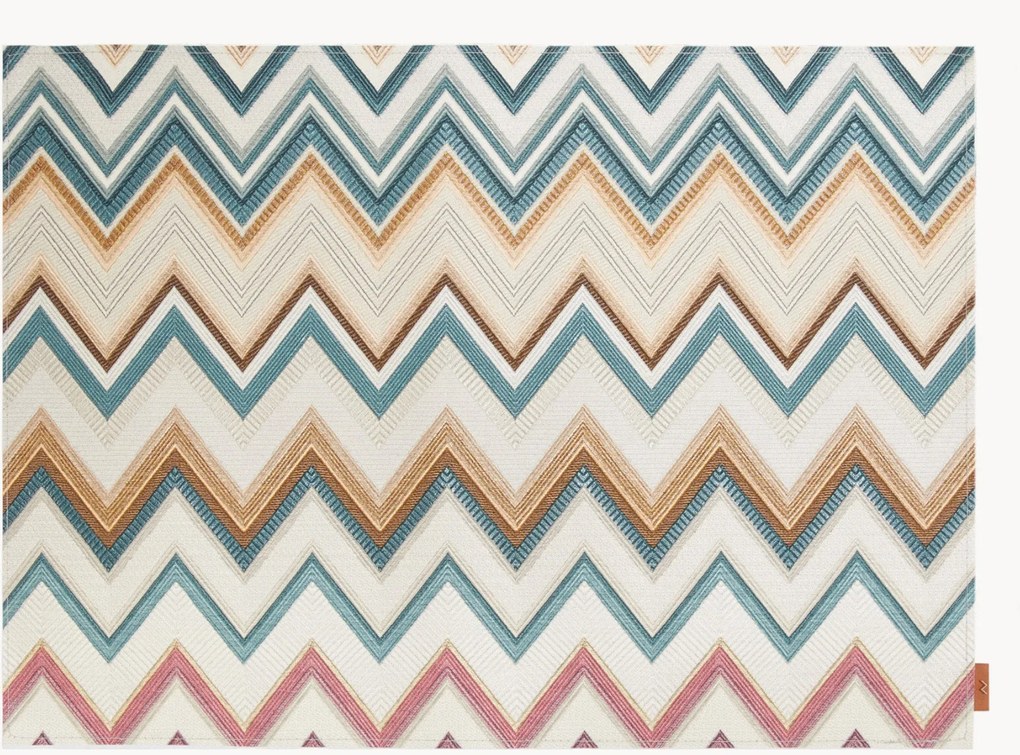 Sada oboustranných prostírání Zigzag, 2 díly