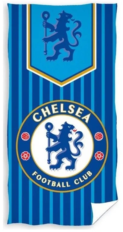 Carbotex · Fotbalová osuška FC Chelsea - motiv pruhy - 70 x 140 cm • Oficiální licenční produkt FC Chelsea