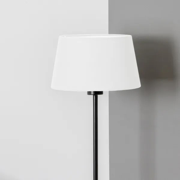 Brilagi - LED Stojací lampa CERIA 1xE27/40W/230V pr. 30 cm bílá/černá