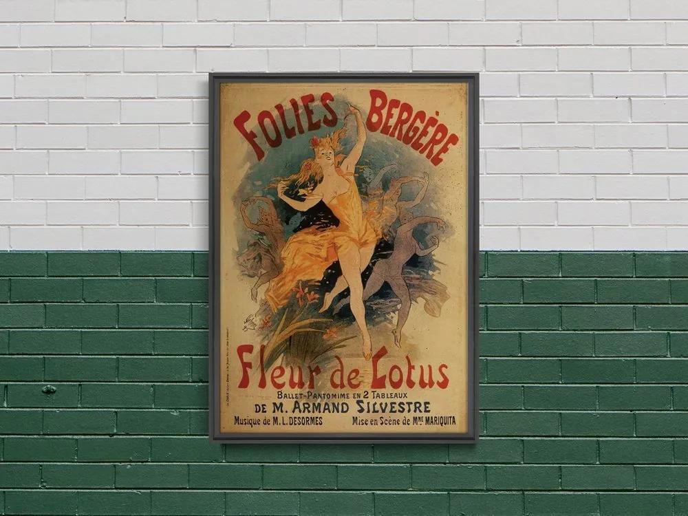 Retro plakát Folies Berger