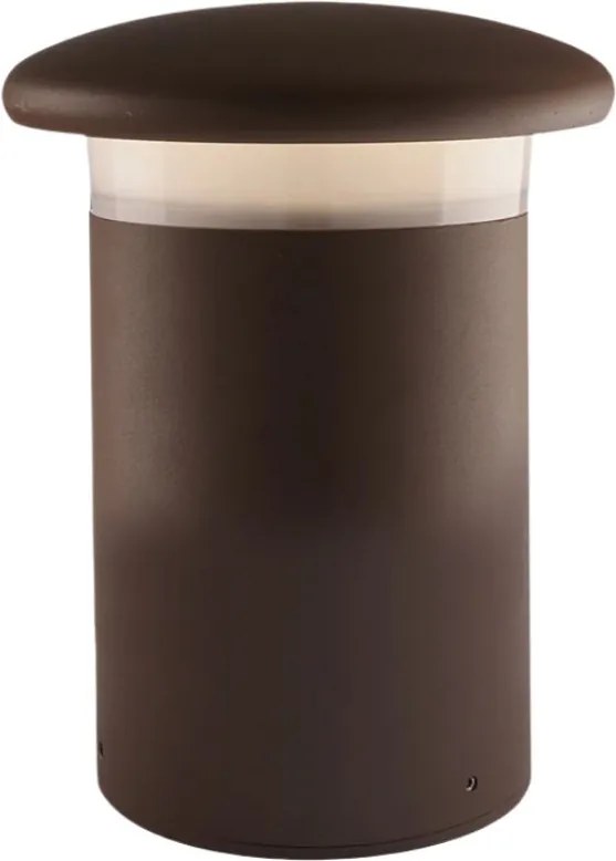 FAN LED-BITT-P28-BRO Sloupkové svítidlo PALO LED BITT bronz, hliník, 10 W, 1284 lm, 4000 K, IP65, 27,5 x 20,9 x 20,9 cm - FANEUROPE