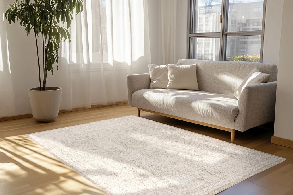 Obsession, Kusový koberec Bella 234 Cream, 80x150, béžová, chodba / předsíň