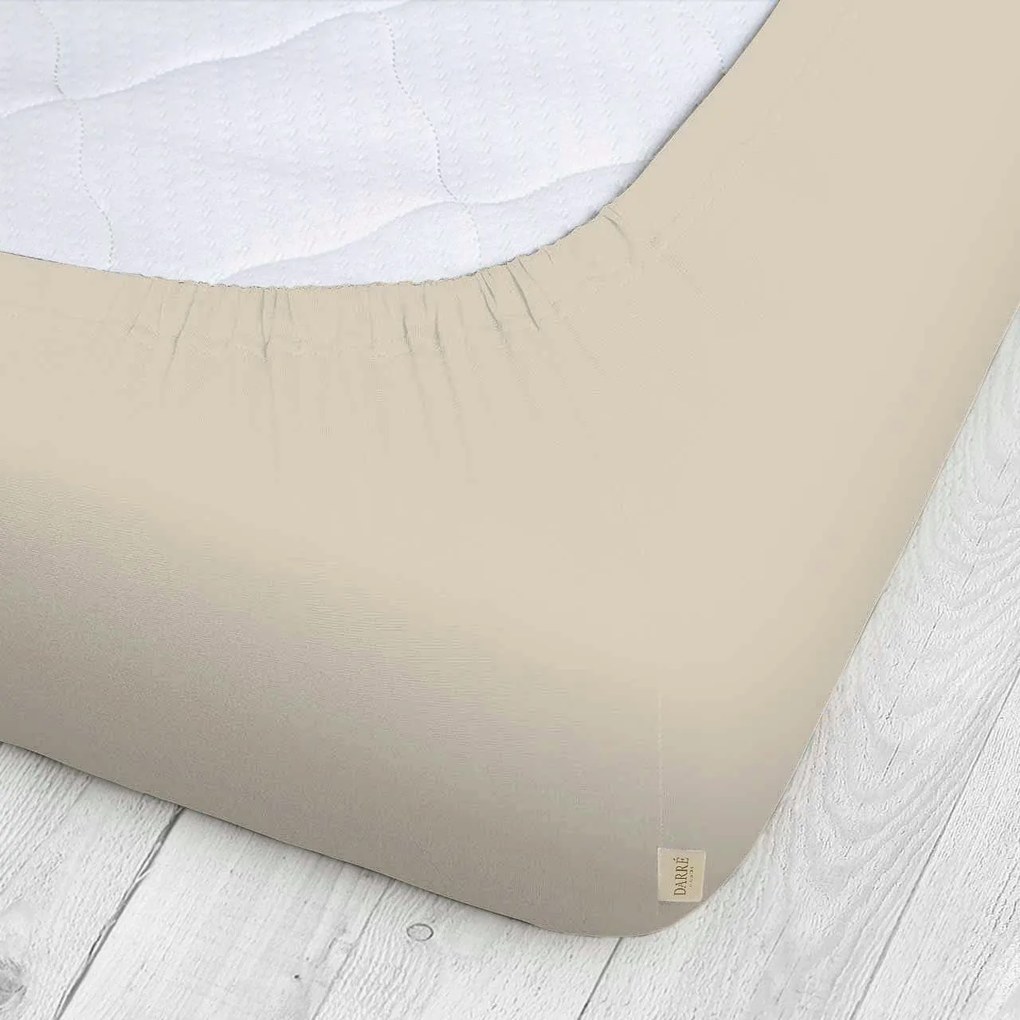 Jersey prostěradlo - new collection cappuccino na výšku matrace do 20 cm Velikost: 100 x 200