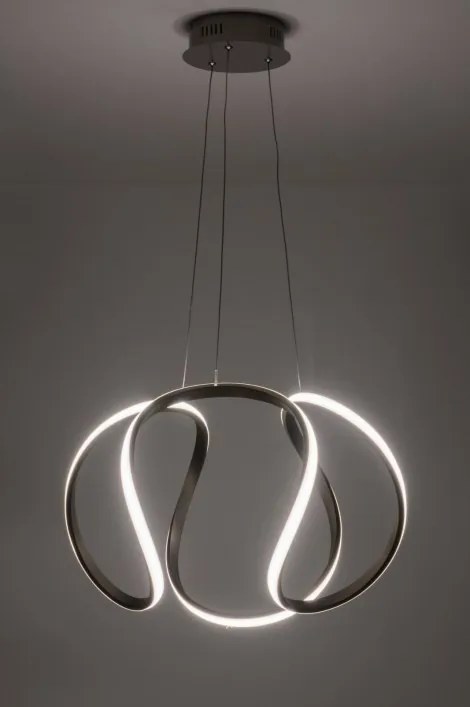 Závěsné designové stmívatelné LED svítidlo nad stůl Corinthia 53