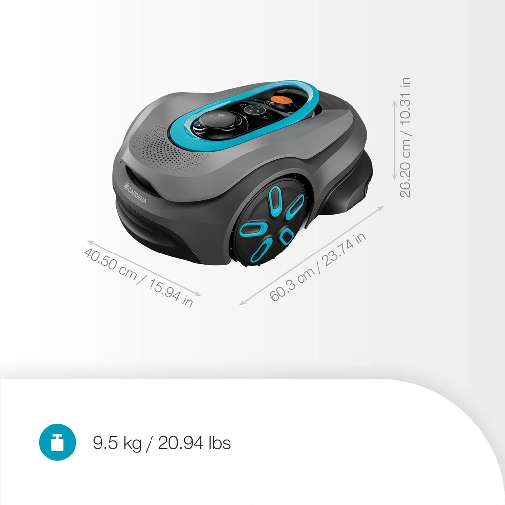 GARDENA Robotická sekačka smart SILENO sense 400 m2